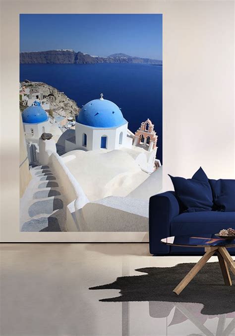 Kościoły na Santorini Cyklady Grecja fototapeta Sklep ePlakaty pl