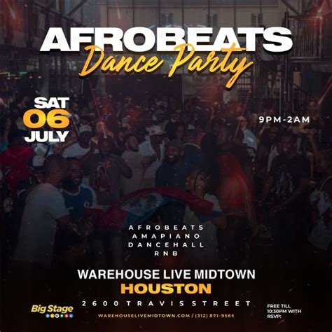 Afrobeats Dance Party Tickets 070624