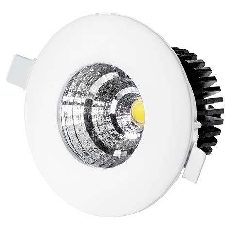 FARETTO DA INCASSO A LED COB TONDO FISSO BIANCO 5W 523 Lumen 4000K