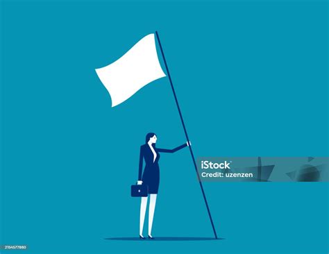 승리와 자부심으로 승리의 깃발을 올립니다 비즈니스 승리 벡터 개념 Championship에 대한 스톡 벡터 아트 및 기타 이미지