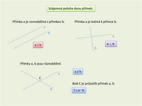 PPT Geometrické značky a zápisy PowerPoint Presentation free download ID