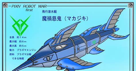民間ロボット軍 【ピクロボ】魔禍慈鬼【ダライアス自重】 淀咲胡蝶のイラスト Pixiv