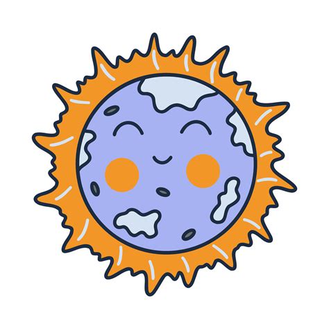 Full Solar Eclipse Hand Drawn Vector Clip Art 41266566 Vector Art At Vecteezy