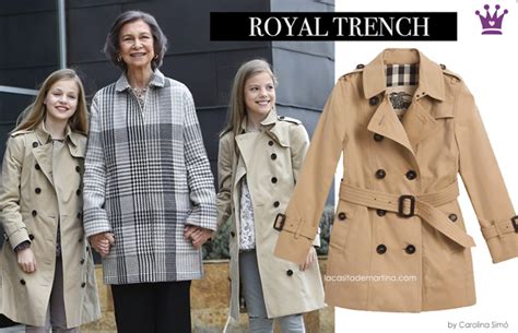 El Dato Más Curioso De Las Gabardinas De Leonor Y Sofía La Casita De Martina ♥ Blog Moda