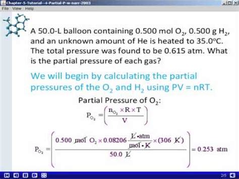 Chapter Partial Pressure YouTube