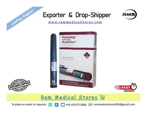 Humalog Exporters From India