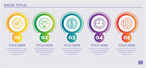 Business Five Step Process Visualization Infographic Diagram Ppt Template Vector Template