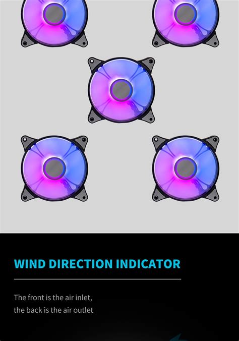 Aigo AR12PRO Computer 120MM Case Fan - AIGOSTORE