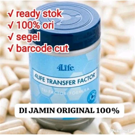 Jual 4life Transfer Factor Formula Tri Tf Formula Original Suplemen Imun Tubuh Shopee