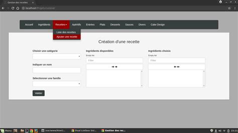 Ajouter une recette à la base de données via Modal par Zulkar page 1