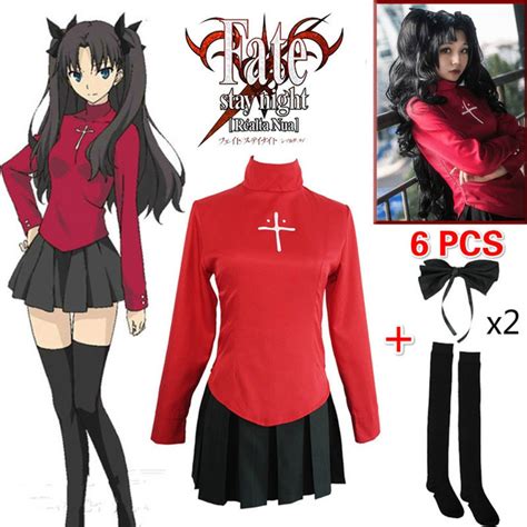 Tohsaka Rin Halloween Cosplay Costume Fatestay Night Rin Tohsaka