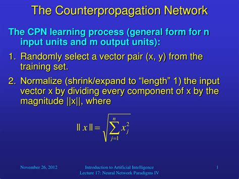 Ppt The Counterpropagation Network Powerpoint Presentation Free Download Id2252886