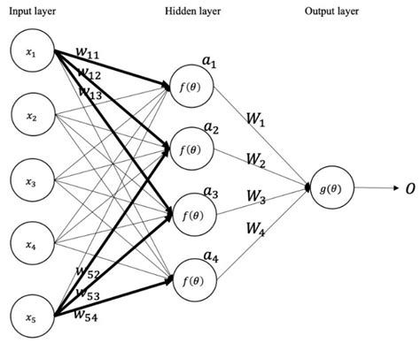 Schematic Diagram Of A Basic Neural Network X Input Data Of Hidden