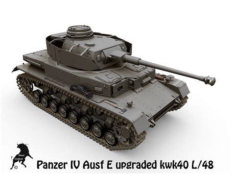 Modelos 3d Panzer Iv Ausf E Kwk40 L48