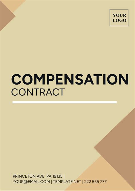 Free Compensation Contract Template To Edit Online