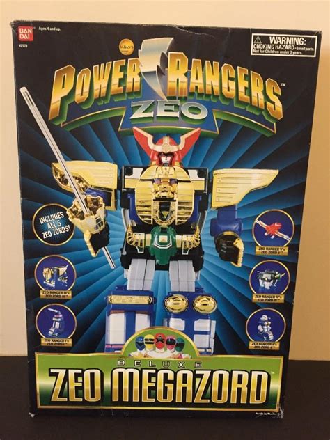 Power Rangers Zeo Deluxe Megazord Includes All 5 Zeo Zords Excellent