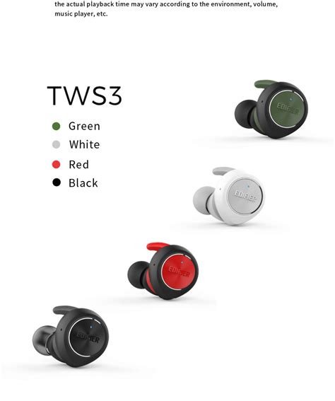 EDIFIER TWS3 True Wireless Bluetooth Earphones 2pcs | GearVita