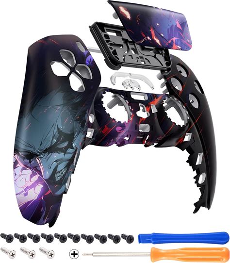 Amazon Com EXtremeRate I M Always Smiling Front Top Shell With Touchpad Compatible With Ps