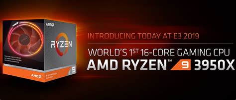 AMD Ryzen 9 3950X 16-Core Gaming CPU Unleashed - See Features, Specs ...