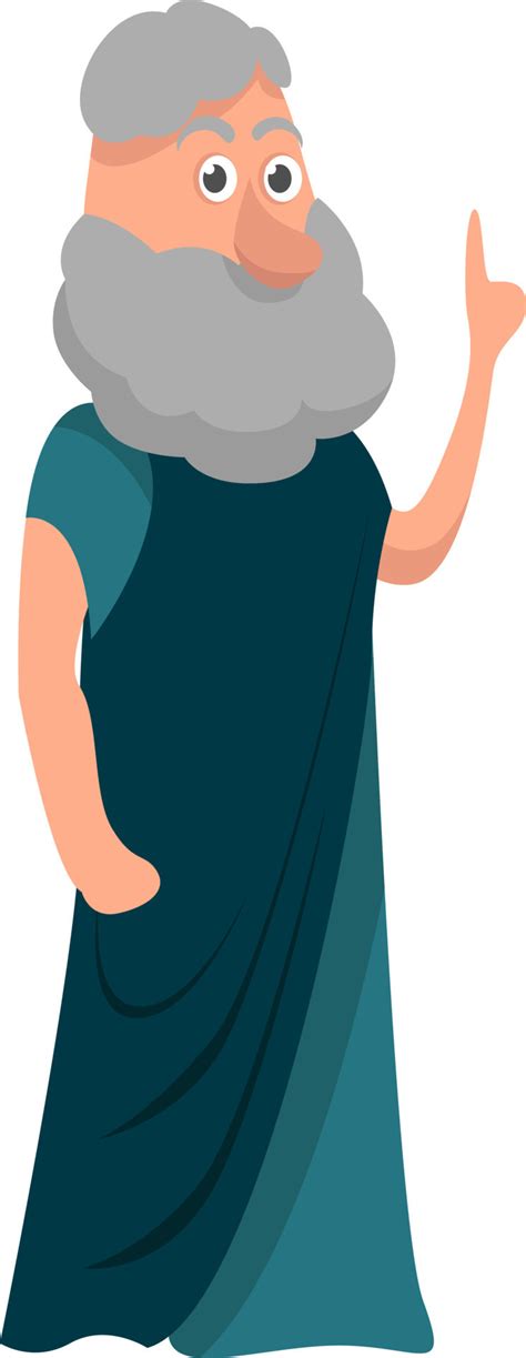 Philosopher Illustration Vector On White Background 13470645 Vector Art At Vecteezy