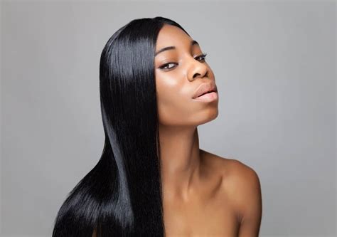 Flat Iron Straight Hairstyles For Black Hair