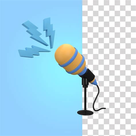 Premium Psd Podcast 3d Icon
