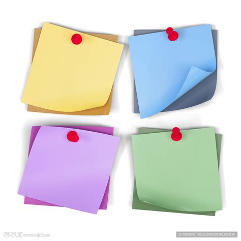 彩色便签纸设计图 广告设计 广告设计 设计图库 昵图网