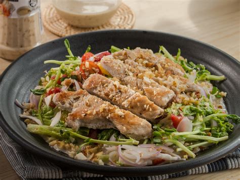 Grilled Chicken Breast Salad Kewpie Malaysia