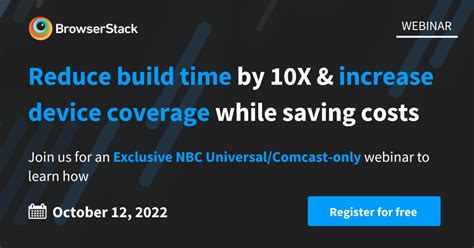 Browserstack On Linkedin Browserstack Day Webinar Nbc Comcast