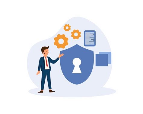 Premium Vector Data Protectionsecure Internet Connectionorganization Of A Secure Data