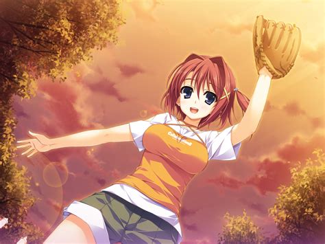 Akabeisoft2 Blue Eyes Clouds Game Cg Kourin No Machi Lavender No Shoujo