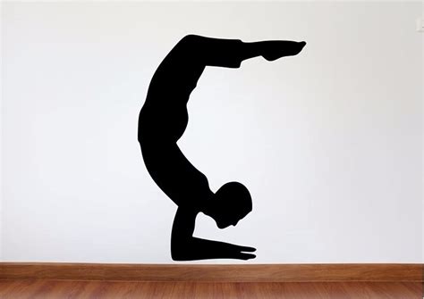Maxx Graphixx Yoga Wall Decal 36 X 27 Yoga Pose