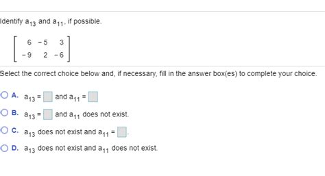 Solved Examine The Product Of The Two Matrices To Determine Chegg
