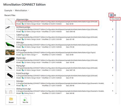 Microstation More Than 10 Recently Used Documents Visible On The Open Page Communities