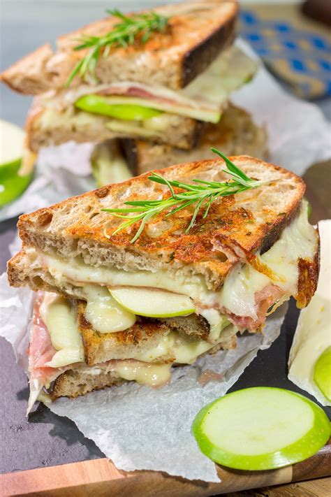Prosciutto And Brie Grilled Cheese Spicedblog