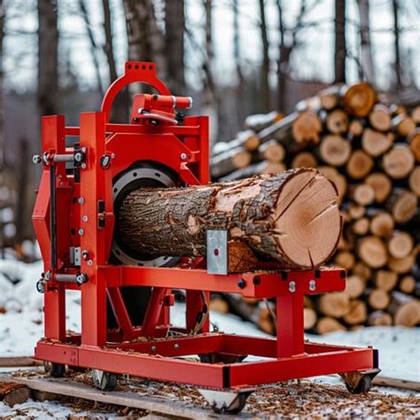 Free Log Splitting Machine Image Download At Stockcake
