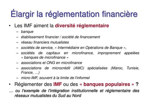 PPT Cadre Juridique Réglementaire et Fiscal de la Microfinance PowerPoint Presentation ID