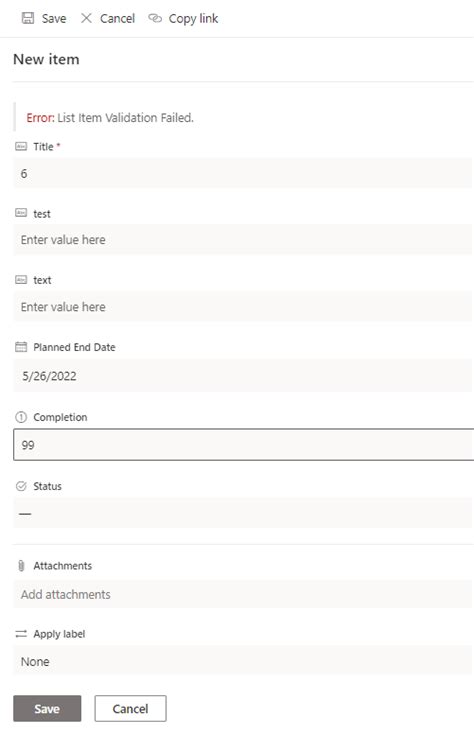 Sharepoint Validation Not Working Microsoft Qanda