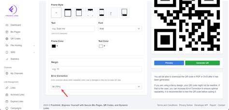How To Create A Custom Qr Code For A Link Help Center Freshlink