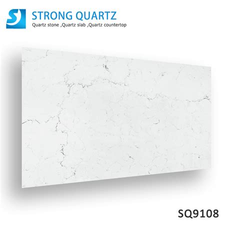 Exquisite Calacatta Quartz Stone White Stone For Countertops Wall