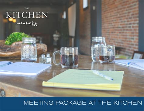 The Kitchen Meeting Package At The Kitchen Page 2