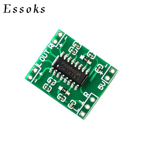 2 5v ถึง 5v มินิ Pam8403 Power Amplifier Board 2 ช่อง 3w Class D Audio Speaker Sound Amplifier