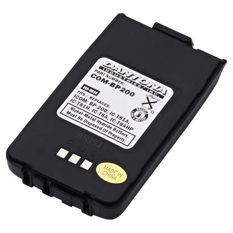 Replacement Icom Ic T H Battery Battery Mart