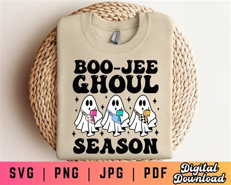 Boojee Ghoul Season SVG PNG Boujee Svg Png Cute Ghost Svg Ghost Tumbler Svg Png Ghost Fanny