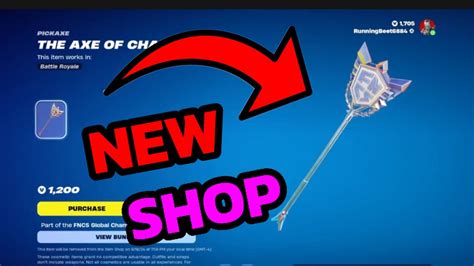 NEW FNCS Pickaxe Item Shop Sep 4 YouTube