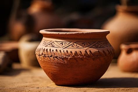 Premium Ai Image Close Up Of An Earthen Or Clay Pot