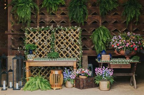 Decoração para casamento ao ar livre