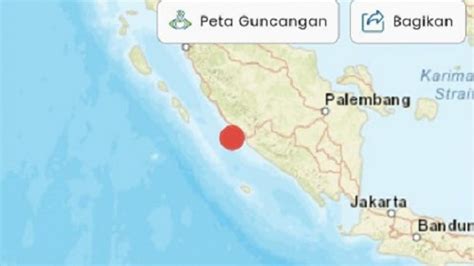 Gempa Terkini Bengkulu Diguncang Gempa Magnitudo 5 1