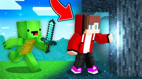 Speedrunner Having Void Touch Vs Hunter Jj Vs Mikey In Minecraft
