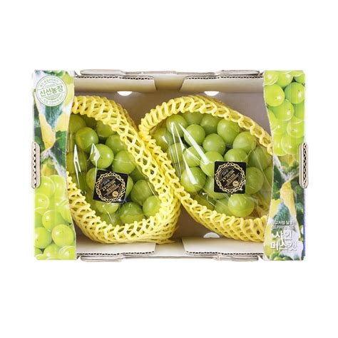 신선농장 15brix 샤인머스캣 12kg박스 배민스토어